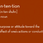 Intention Difference Between