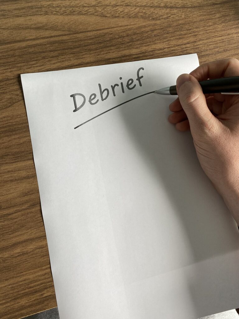 Difference Between Briefing and Debriefing | Difference Between ...